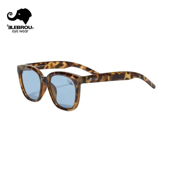 ブランドELEBROU eyewear / エレブロアイウェア商品名Fargo Browndemiフレーム・レンズカラーフレーム/テンプル：ブラウンデミレンズ：ライトブルーレンズ（UV400カットレンズ、紫外線99％UVカットレンズ）フィッ...