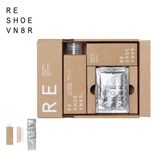 ブランドRESHOEVN8R / リシューブネイター商品名ORIGINAL KIT内容・スニーカーワイプ (6枚)・クリーニング液 (113ml)・ミディアム毛ブラシ商品説明2010年 USA発の100万個位上の販売実績があるプレミアムシュ...