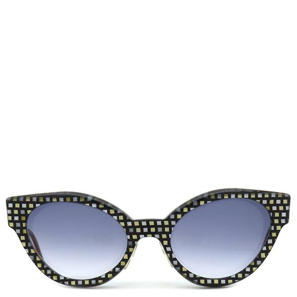 ■商品情報[管理番号]240500506556 [ブランド]CUTLER AND GROSS（）[カラー]ブラック×ブラウン×マルチカラー [金具カラー]シルバー金具[素材]プラスチック レザー[生産国]イタリア[サイズ]レンズ：約3.8c...