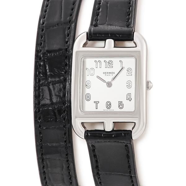■商品情報[管理番号]240500523224 [ブランド]エルメス（HERMES）[対象]レディース[モデル]ケープコッド ドゥブルトゥール[型番]CC1.210a 040247WW00[ムーブメント]クオーツ[カラー] 【文字盤】シルバ...