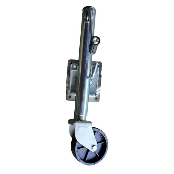 ＭＡＸトレーラースタンダードトレーラージャッキ・　最大負荷：360kg・　タイヤ径：140ｍｍ・　ストローク量：280ｍｍ・　可倒式