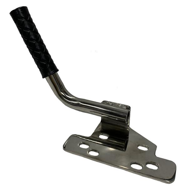 ・　トレーラーを動かす時、持つ所が無かったり、　　移動がしにくかったのですが、　　キャリーハンドルを取付ることで楽に動かせ、　　車との連結もスムーズにできます。 ■　材質：ステンレス