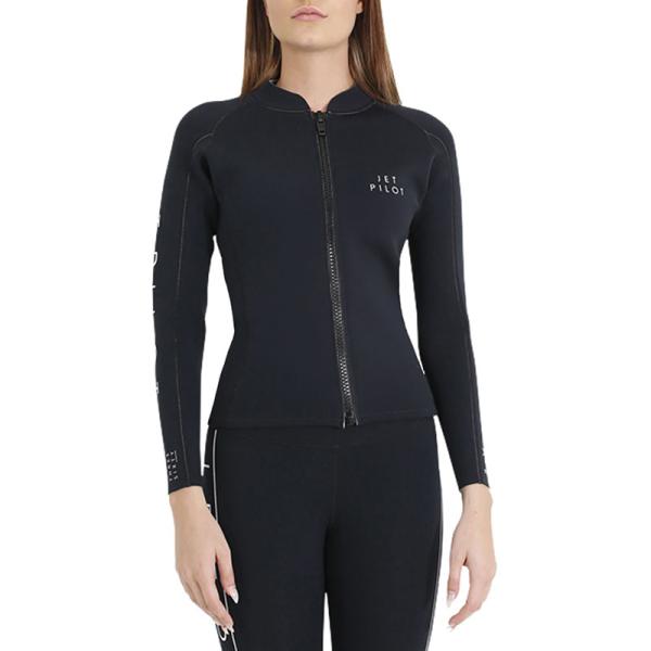 ・フロントZIPのレディースジャケット ・快適でフィット感のある2mm ・FABRICATION: 100%フレックス-ライト　ウルトラストレッチネオプレン