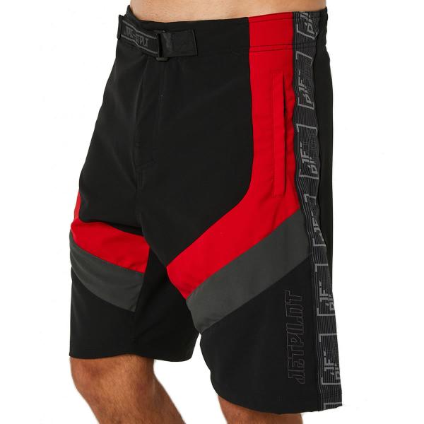 JETPILOT（ジェットパイロット）の新作ボードショーツです。・　ストレッチポリエステル素材で伸縮性　　速乾性に優れています。・　ベルクロタイプのベルトでウエストの調節・　サイドにファスナー付きポケット■　サイズ：36インチ(90cm）　...