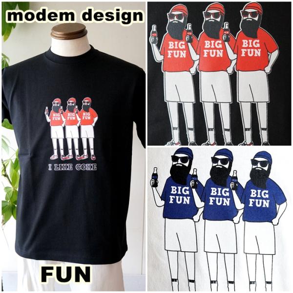 modem design/FUN(モデムデザイン/ファン) 半袖Tシャツ　半袖　カットソー　26020511 メンズファッション26020511カラー（ブラック）（ホワイト）サイズ２（M）着丈６５ｃｍ。身幅５０ｃｍ。肩幅４７ｃｍ。サイズ３（...
