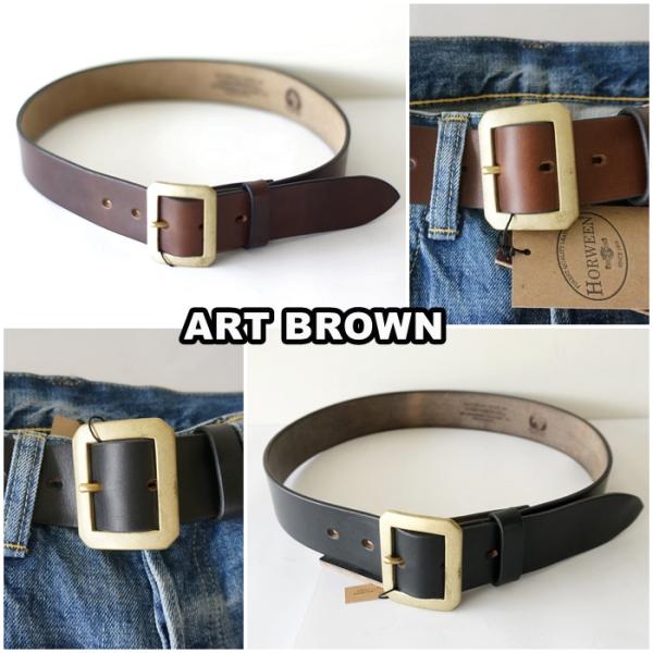 ARTBROWN(アートブラウン)メンズ　レザーベルト　 VGB40142AB 本革 40mm幅ギャリソンベルト クロムエクセルVGB40142ABカラー（チョコ）（ブラック）サイズ３２（ウエスト７９ｃｍ前後）サイズ３４（ウエスト８４ｃｍ前...