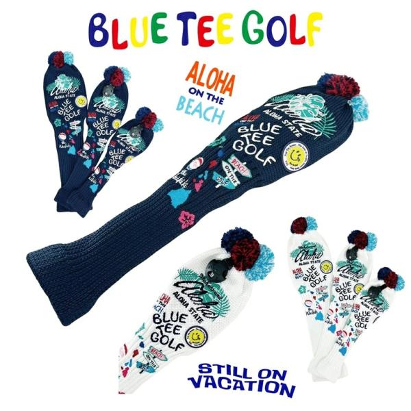 最新モデル BLUE TEE GOLF California【 ニット　アロハオンザビーチ】キャットハンドヘッドカバー ブルーティーゴルフ