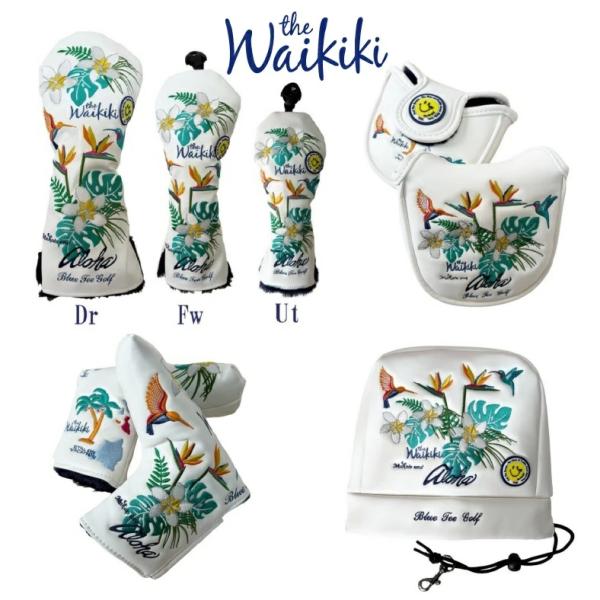 最新モデル BLUE TEE GOLF California【  The Waikiki　ザ・ワイキキ】キャットハンドヘッドカバー ブルーティーゴルフ