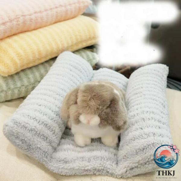 挟まる安心感 うさぎちゃん用ふわふわベッド 36x40 ペット クッション ペットベッド ベッド 洗える 座布団 マット 洗濯 通年 冬 ボア 折畳み ラージマット うさぎ用 ウサギ用 ふわふわ もこもこ 兎 サンド 角度 枕 ケージ   ...