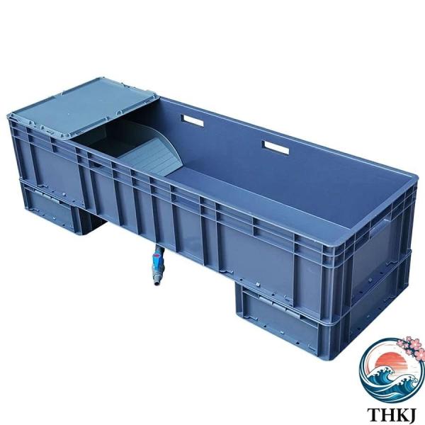 亀飼育用水槽 カメ用水槽 大型カメ飼育ケース 亀水槽 大きい 60x40x23 CM 亀観察飼育用プラスチック水槽日向ぼっこ台 観察 排水孔 階段 カメ 飼育ケース 爬虫類亀飼育用水槽 カメ用水槽 大型カメ飼育ケース 亀水槽 大きい 60x...