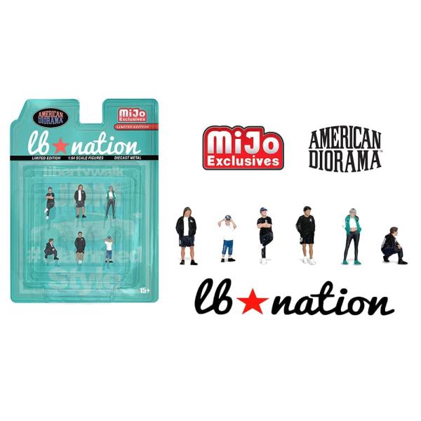 1/64スケールのフィギアセットです。※車は含まれませんのでご注意ください。【仕様】・スケール：1/64・ダイキャスト・フィギア6体 セット・品番：AD-2422MJ【注意】・製造時の塗装ムラ・ブツ・傷・はみ出し・デカールのズレ・浮き・欠け...