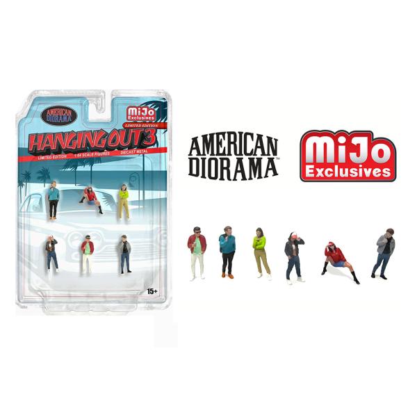 1/64スケールのフィギアセットです。※車は含まれませんのでご注意ください。【仕様】・スケール：1/64・ダイキャスト・フィギア6体セット・品番：AD-2430MJ【注意】・製造時の塗装ムラ・ブツ・傷・はみ出し・デカールのズレ・浮き・欠け・...