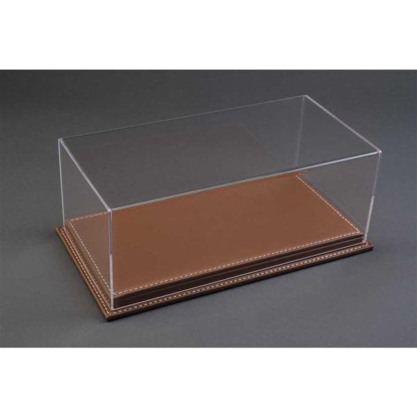1/12スケール用・レザー風ベース＆アクリルケース（UVカット）・アクリルケース：約L515×W250×H165mm・ベース外寸：約L525×W255×H25mm・ベース内寸：約L500×W230mm