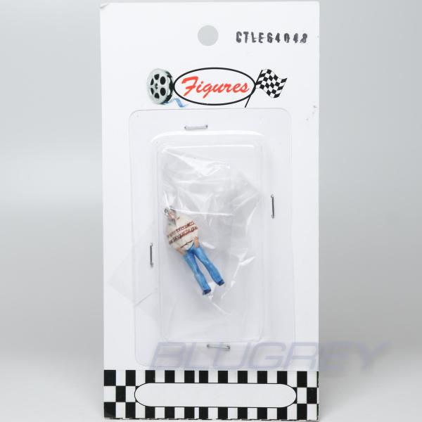 1/64スケールのフィギアです。※車は含まれませんのでご注意ください。※手作業にて塗装しているため、個体差があります。【仕様】・スケール：1/64（高さ：約3cm）・レジンモデル【注意】・製造時の塗装ムラ・ブツ・傷・はみ出し・デカールのズレ...