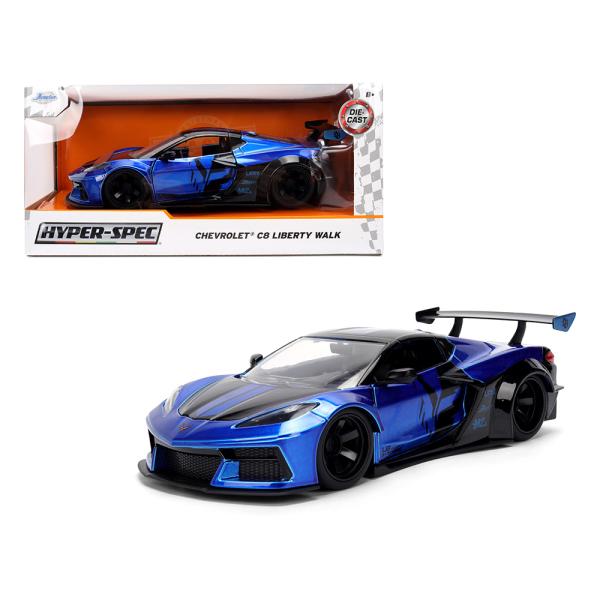 世界屈指のカスタムカーブランド「Liberty Walk（LB★Works）」が手がけたシボレー・コルベット C8。シグネチャーのワイドボディキットと、戦闘機からインスピレーションを得たエアブラシ塗装が融合したこのC8は、アメリカンスーパー...