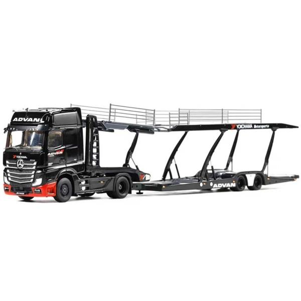 世界最高峰の大型トラックメーカー・メルセデス・ベンツが誇るフラッグシップモデル「Actros 2」。安全技術・燃費性能・ドライバー快適性を極限まで追求した現代のトラックの頂点に、日本レーシングタイヤブランドの雄「ADVAN」のリバリーを纏わ...