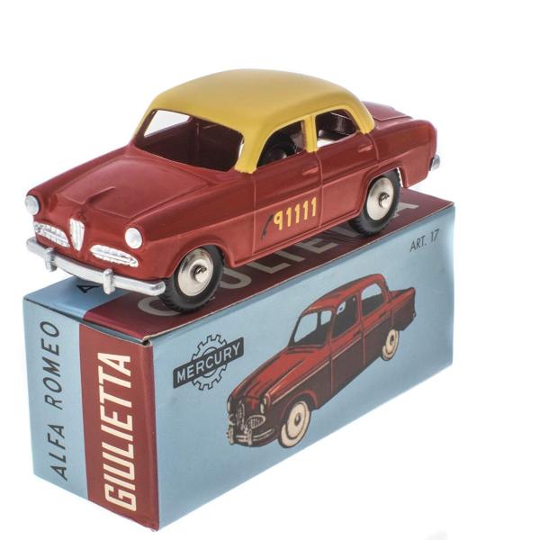 マーキュリー 1/48 アルファロメオ ジュリエッタ タクシー ALFA ROMEO GIULIETTA TAXI アシェット HACHETTE 復刻版国内在庫商品です。ご注文の当日から3日営業日以内に発送可能です。※パッケージには輸送に伴...