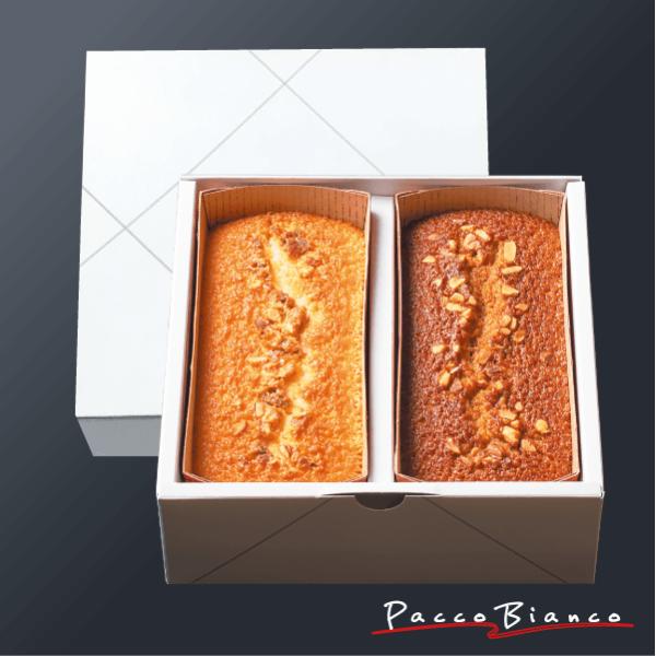 食べきりサイズでちょうど良い、少し小さめサイズのパウンドケーキ2種の詰め合わせが新登場！モンドセレクション2020最高金賞を受賞したパッコビアンコの大人気「ガトーフィナンシェ」をはじめモンドセレクション受賞の5つの味から選べるお得なセレクシ...
