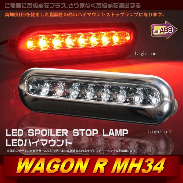 【商品説明】適合車種：スズキ　ワゴンR/スティングレイ　MH34 スズキ　ハスラー　MR31S スズキ　スペーシア MK32S マツダ　フレアワゴン MM32S マツダ　フレアクロスオーバー　MS31S 色： スモーク/クリア/レッド 品番...
