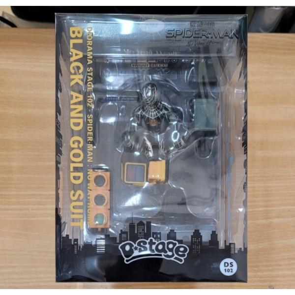 【商品紹介】スパイダーマン(ブラック＆ゴールドスーツ) 　Dステージ #102　ジオラマ・スタチュー　スパイダーマン：ノー・ウェイ・ホーム【製品状態】未開封中古品の為、箱にスレなど若干のダメージがあります。※あくまで中古品です。※画像にて状...