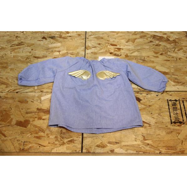 【ブランド】EARTH ANGELS【モデル】スモック【カラー】サックス+ゴールドウィング / サックス+シルバーウィング【メーカーサイズ】 100 : (100cm~105cm) / 110 : (105cm~115cm)胸囲：100 :...