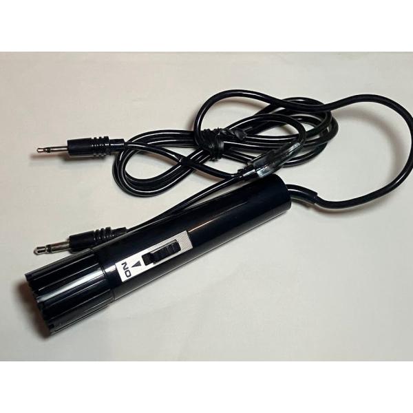 ジャンク TESCO 小型 ダイナミックマイク 低インピーダンス低インピーダンス 600Ω3.5φモノラルプラグ2.5φ REC スイッチ昔のラジカセなどについていた機能で今では使い道がないと思うので通常使わない！約23φ×105mm リー...