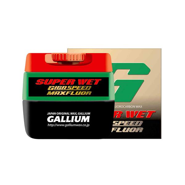 ガリウム　ワックスギガスピードマックスフロール・スーパーウェットGS3303内容：30ml温度帯：-1℃〜+10℃ の範囲における特に水分の多い雪使用方法：滑走面全体にGIGA SPEED MAXFLUOR SUPER WETを塗ります。世...