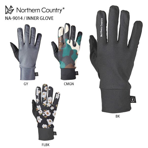 NORTHERN COUNTRY ノーザン カントリー インナーグローブ■INNER GLOVE / NA-9014サイズ： XS / S / M / L※FLBKは XS / S / Mのみカラー： BK / GY / CMGN / FL...