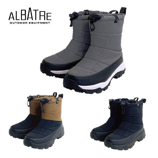 albatre アルバートル スノーブーツ■AL-WPM1900Size：23.0/23.5〜28.0/28.5Color：ブラックライトグレーコヨーテMaterial甲皮の使用材：ポリエステル/PVC底材の種類：合成ゴム(EVA＋TPR)...