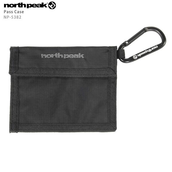 ■north peak　ノースピーク　パスケース■Pass Case/NP-5382品質：ナイロン特徴：取り出しやすい横型/カラビナ付スタンダードなNEWパスケースは、横型でより取り出しやすい。COLOR:BK