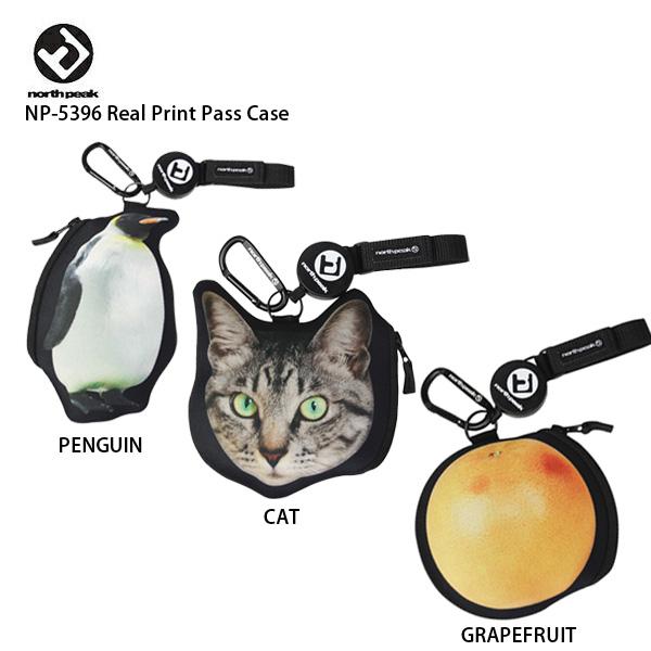 north peak　ノースピーク パスケース■NP-5396 Real Print Pass Case今年のモデルは「グレープフルーツ」「猫」「ペンギン」と、可愛さ重視。COLOR：GRAPEFRUIT / CAT / PENGUINSI...