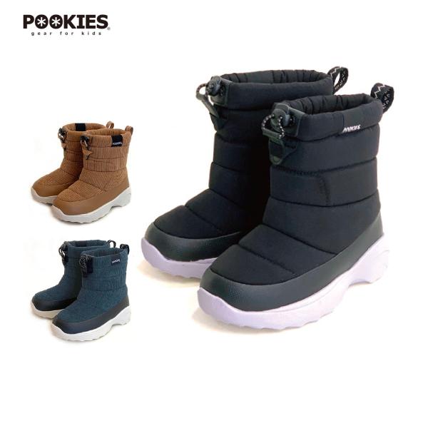 POOKIES プーキーズ スノーシューズ■PK-M310超軽量なEVAソールにモコモコアッパーを載せてみました。ゲレンデの雪遊びから、寒い冬の日の日常使いまで幅広くお使いいただけます。素材・甲皮の使用材：ポリエステル / PVC・底材の種...