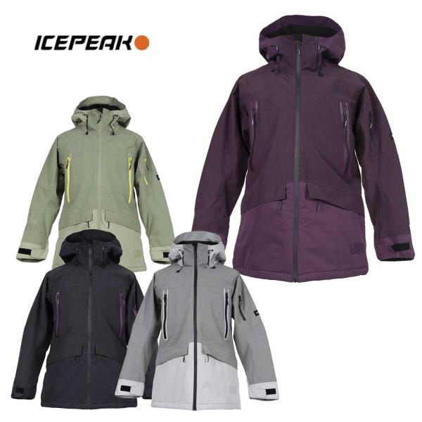 ICEPEAK アイスピーク スノボウェア ジャケットレディース■653224817 / WM WADDED JACKET　ICEPEAK CAVOUR耐水圧：1000mm透湿性：5000mvpMATERIALSQ817:50% recyc...