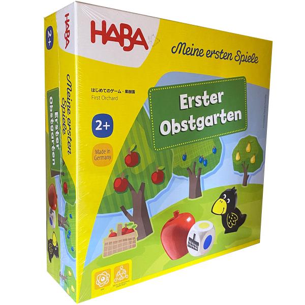 『はじめてのゲーム・果樹園』は、順番にサイコロ色の果物を取りながら、取り尽くして全員が勝利するか、それともカラスに横取りされて全員が負けてしまうかに挑戦する、2才からできるように設計された、初めてルールを伴って遊ぶのに最適なゲームです。ここ...