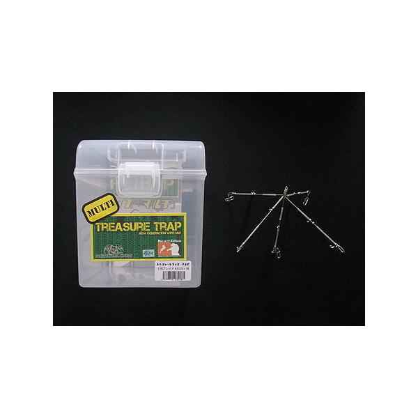 ■トレジャートラップは琵琶湖の秋から冬にかけての食物連鎖を考えて開発したアラバマ系リグ。夏から秋の台風によって琵琶湖の水位が上昇することで、アユが南湖エリアにある小規模河川に遡上して産卵。約10日ほどでふかし、氷魚「アユの稚魚」が湖に入って...