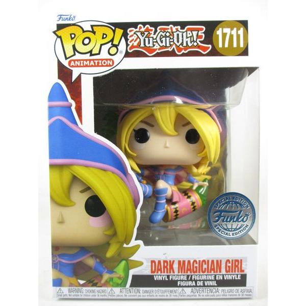 遊戯王に登場するブラックマジシャンガール(DARK MAGICIAN GIRL)のフィギュアです。魔法の筒に座っています。こちらはボブルヘッドではありません。