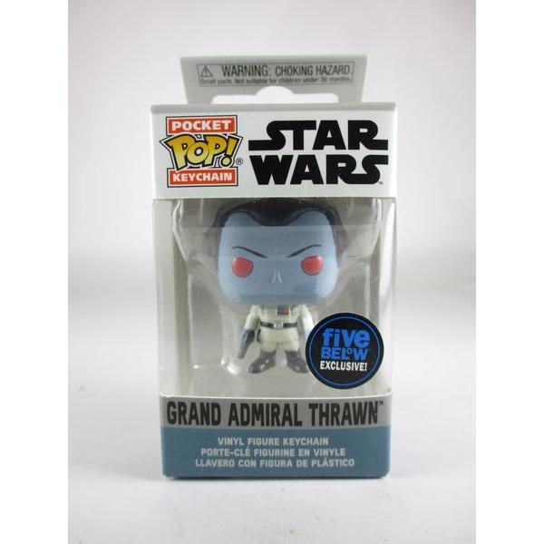 スターウォーズ：アソーカに登場するスローン大提督(GRAND ADMIRAL THRAWN)のキーチェーンです。小売業者のファイブ・ビロー限定版。こちらはボブルヘッドではありません。