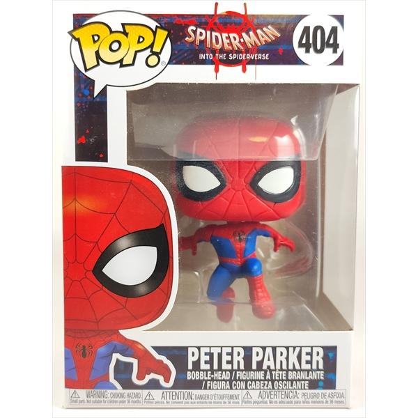 スパイダーマン：スパイダーバースに登場するピーターパーカー(PETER PARKER)のボブルヘッドです。