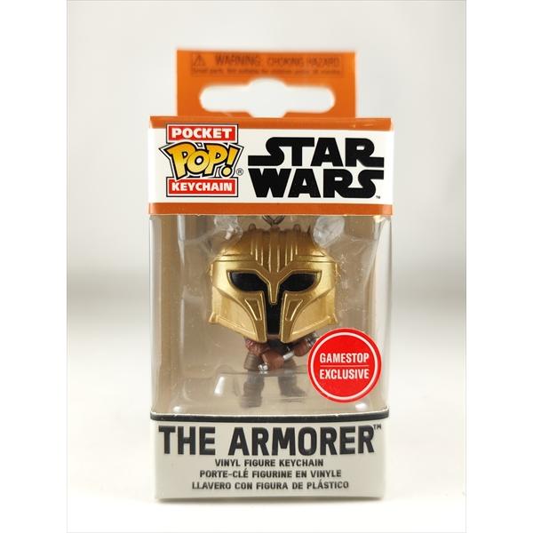 スターウォーズ/マンダロリアンに登場するアーマラー(THE ARMORER)のキーチェーンです。こちらはボブルヘッドではありません。