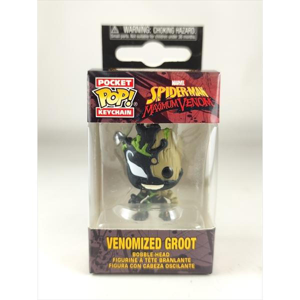 ヴェノムグルート(VENOMIZED GROOT)のキーチェーンです。首と胴が別パーツになっており、胴の部分が動きます。
