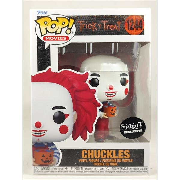映画「ブライアン・シンガーの トリック・オア・トリート」に登場するチャックルズ(CHUCKLES)のフィギュアです。秋に一時出店するスピリット・ハロウィン限定版。こちらはボブルヘッドではありません。