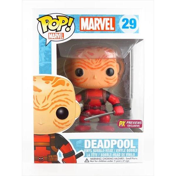 デッドプール素顔バージョン(DEADPOOL)のミニボブルヘッドです。