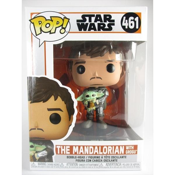 マンダロリアン(THE MANDALORIAN WITH GROGU)のボブルヘッドです。グローグーを抱えています。