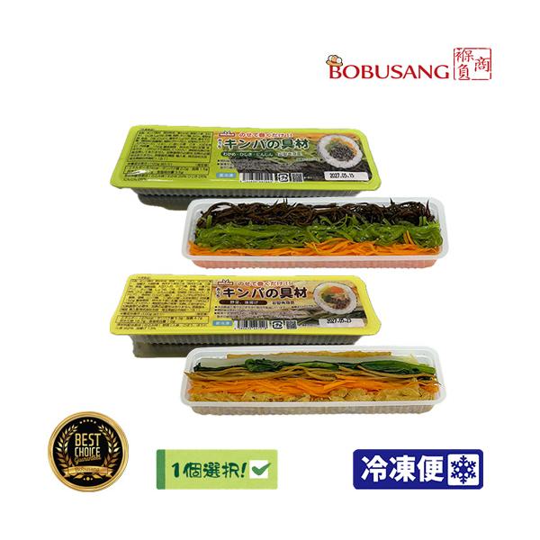ごはんと海苔があればおうちですぐキンパが作れます。冷凍商品なので常備しやすくキンパが食べたい時にパパッと出来上がり！とても簡単でおいしいです。定番の海苔巻き（キンパ）だけではなくチャーハン、ビビンパ、サラダ、炒め物、チヂミなどアレンジも豊富！