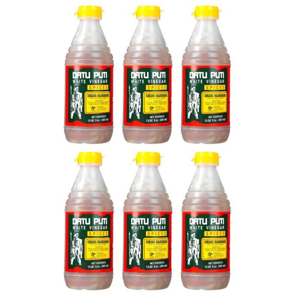 フィリピンで酢（ビネガー）といえばこちらダトゥプティ(DATU PUTI)ブランドです。フィリピンではほとんどの料理に広く使われる必需品でサトウキビ原料の醸造酢です。タマネギやコショウ、トウガラシなどの独自ブレンドスパイスを漬け込んだ香辛料...