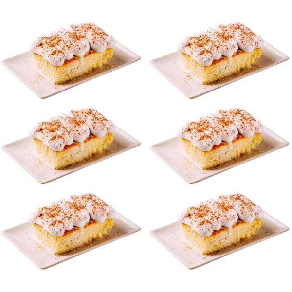 「tres leches（トレス・レチェ）」という中南米で人気のケーキです。トレス・レチェとは「3種のミルク」を意味し、ふわふわのスポンジ生地に、コンデンスミルク、エバミルク、生クリームの3種類のミルクを染み込ませ、ホイップクリームなどでデ...