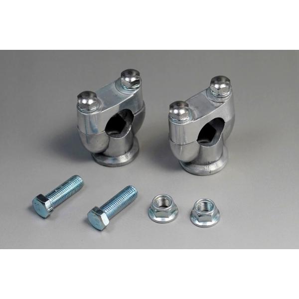 パーツメーカーMINI MOTOメーカー品番NO4823適合適合車種：22.2mmハンドル汎用商品説明バー芯高さ 31.5mmバー径 φ22.2mm※トップブリッジ取り付けネジはM10です。ご購入前に実車のサイズ確認を行ってください。