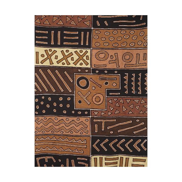 原産国:マリサイズ:163cmX119cmボゴランフィニ(Bogolanfini)は、マリ共和国の伝統的な布地で、特にバンバラ族によって作られています。この布は、泥染めの技法を用いており、自然の泥を使って模様や色を施します。ボゴランフィニは...