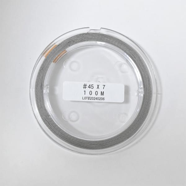 ■ナイロンワイヤー#43■使用頻度の高いナイロンコートのワイヤーとなります。■サイズ:0.38x100m
