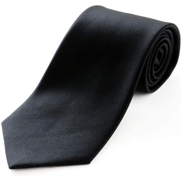 素材構成: シルク100%【素材】絹100% 【生産国】日本(京都市西陣) 繻子織(無地)【サイズ】ネクタイ全長約145cm 大剣幅9cm (ワイドサイズ) 無地【シーン】お葬式やお通夜のフォーマル礼装に対応した深黒の無地ネクタイです。高品...